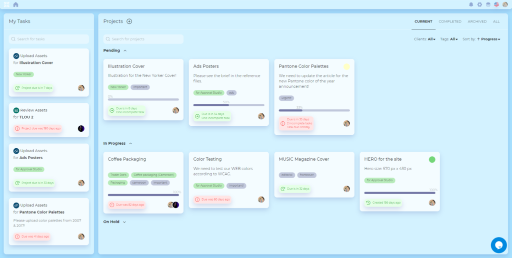 Online Proofing Tool with Efficient Dashboard | Approval Studio